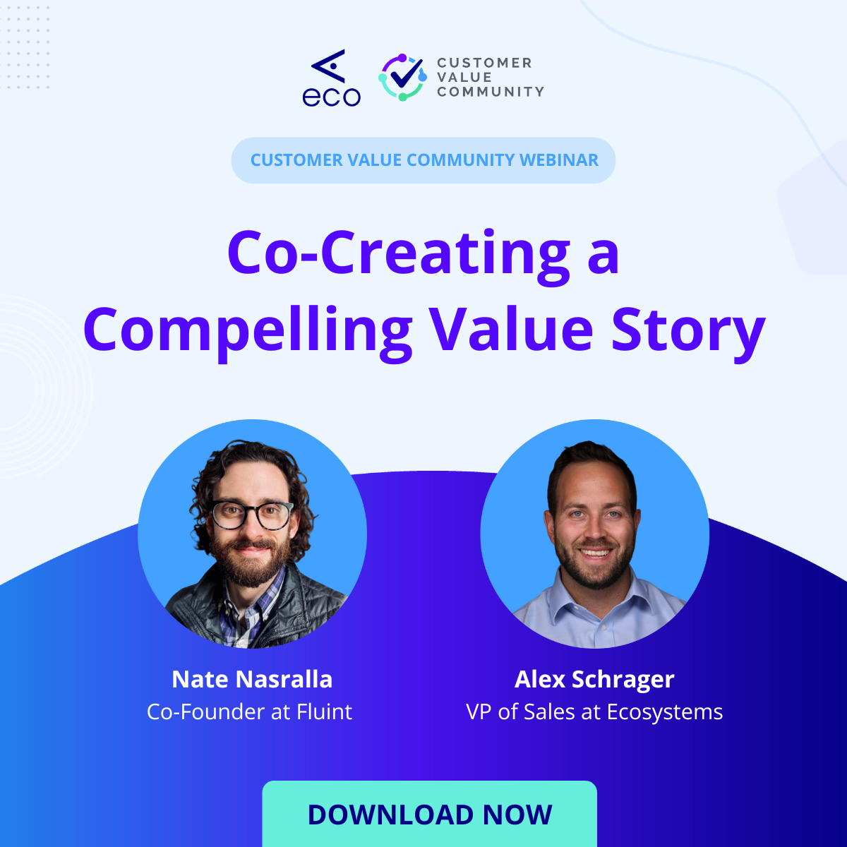 Co-Creating a Compelling Value Story Webinar